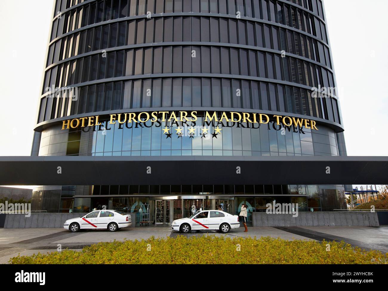 Eurostars Madrid Tower Hotel, CTBA, Cuatro Torres Business Area, Madrid, Spain Stock Photo - Alamy