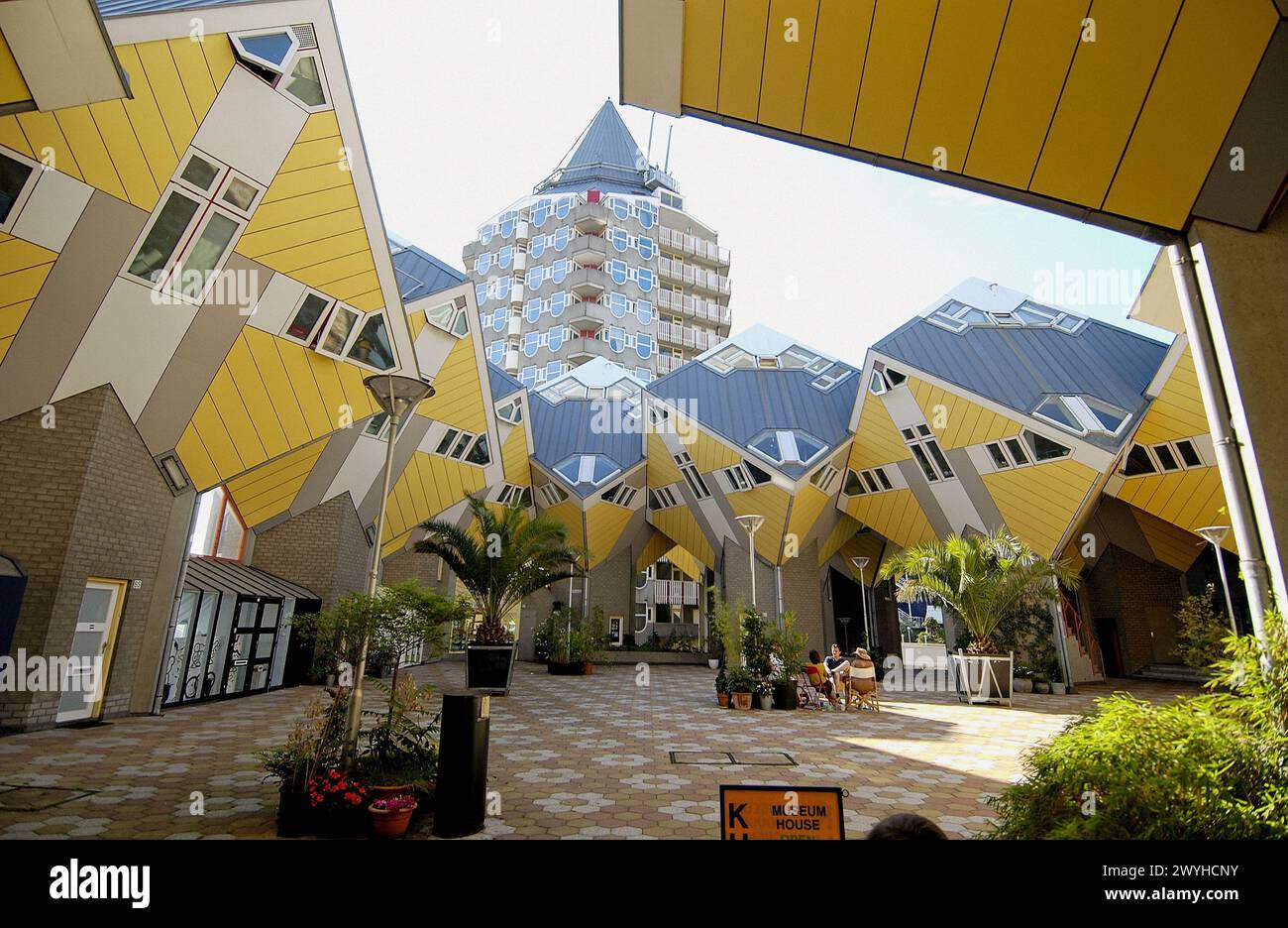 Cubic Houses (Kubuswonig, Kijk-Kubus) by Piet Blom. Rotterdam ...