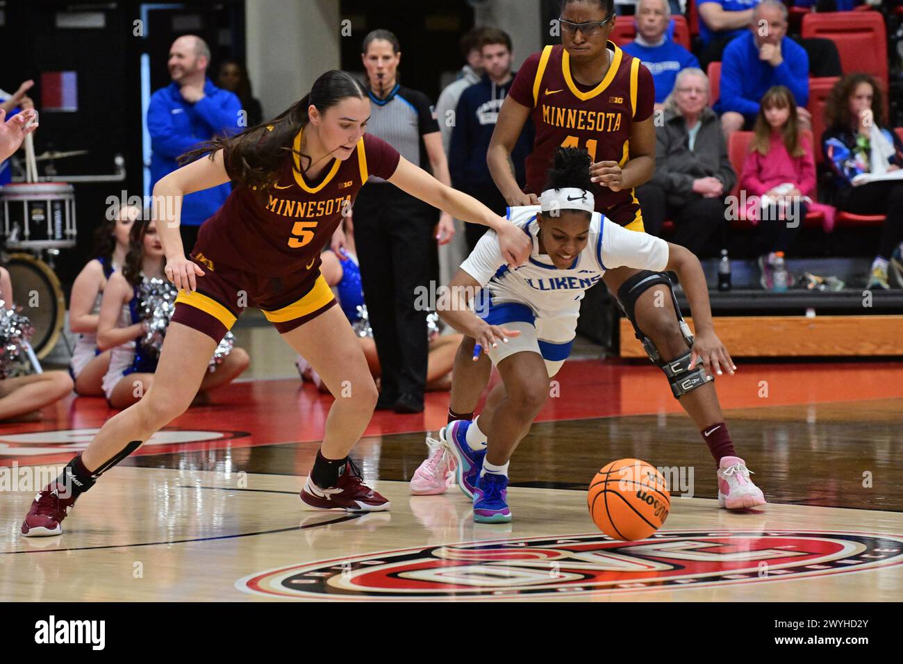 Edwardsville, USA. 06th Apr, 2024. Saint Louis Billikens guard Kennedy ...