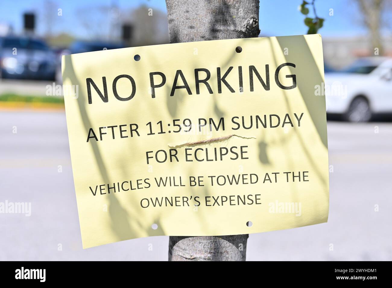 Terre Haute, United States. 06th Apr, 2024. In preparation for the ...