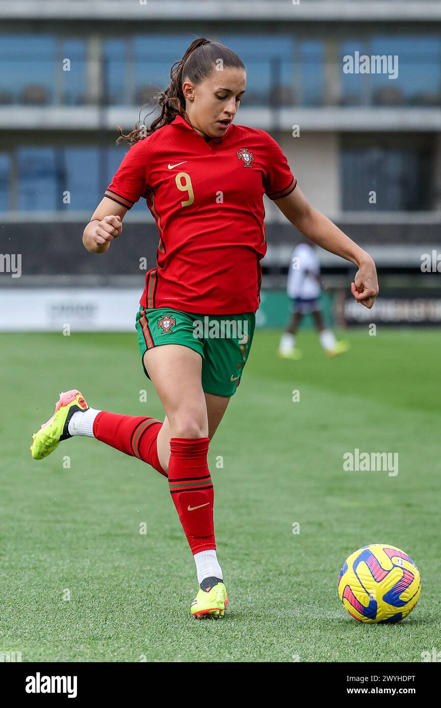 Oeiras, Portugal . 06th Apr, 2024. Oeiras, Portugal, April 06th 2024: Neide Guedes (9 Portugal ...