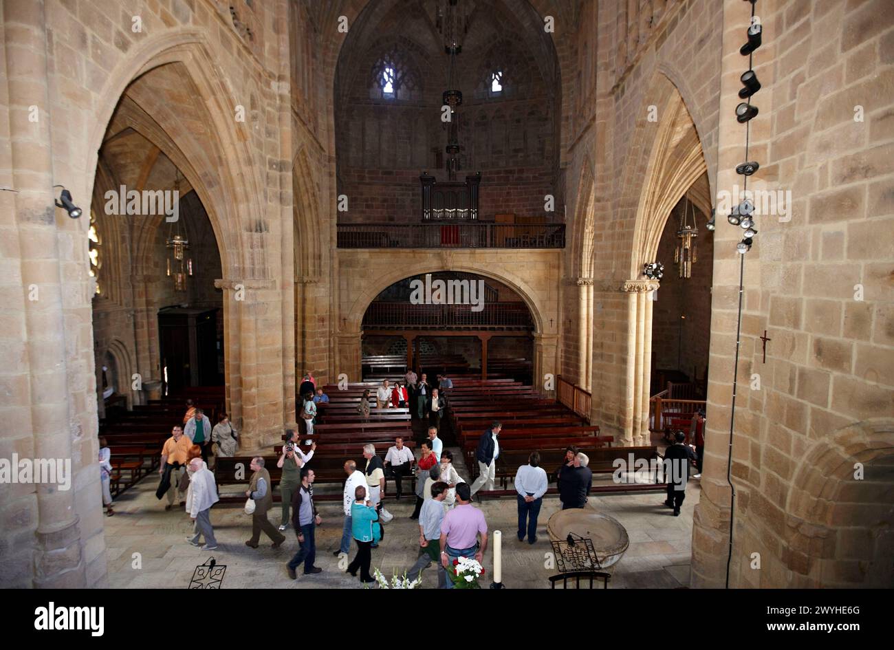 Church of San Salvador, Getaria, Guipuzcoa, Basque Country, Spain Stock ...