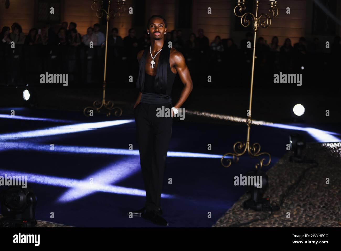 Milan, The arrival of guests at the inauguration of the Dal Cuore alle ...