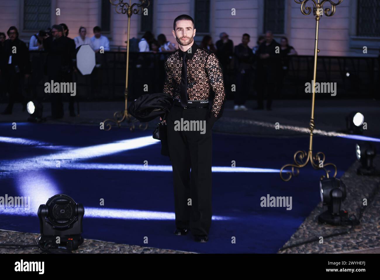 Milan, The arrival of guests at the inauguration of the Dal Cuore alle ...