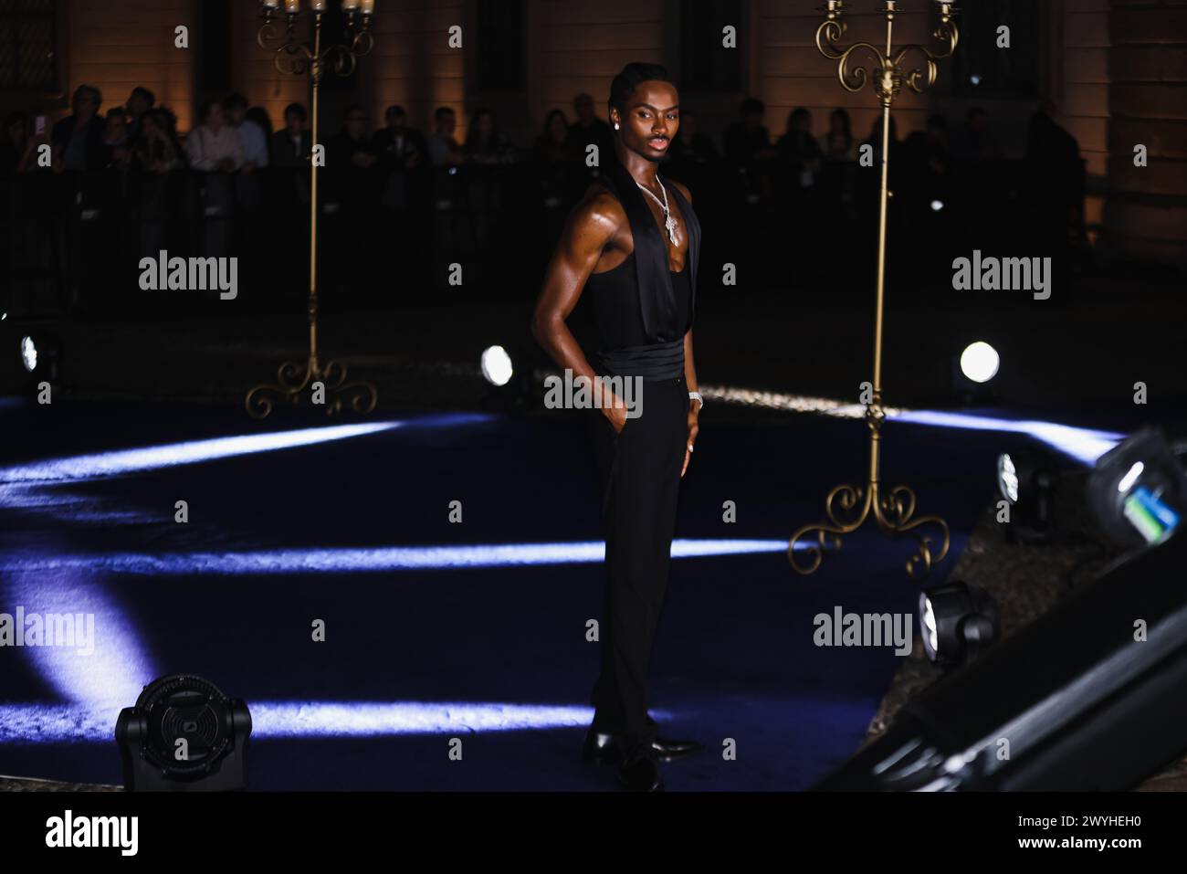 Milan, The arrival of guests at the inauguration of the Dal Cuore alle ...