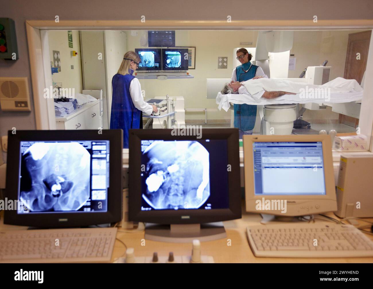 Contrast x-ray, digestive system, medical imaging for diagnosis ...