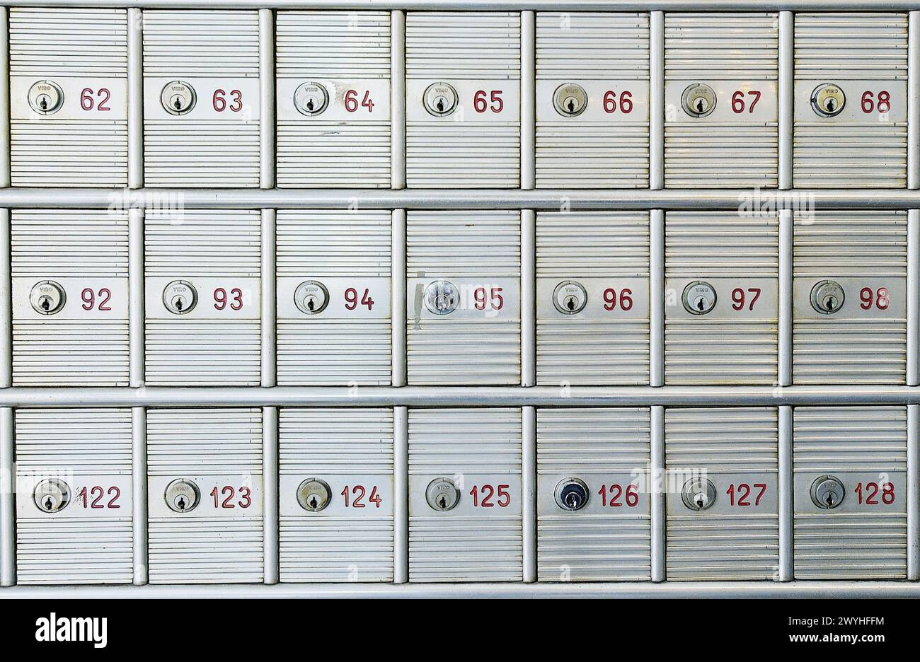 Po boxes closed hi-res stock photography and images - Alamy