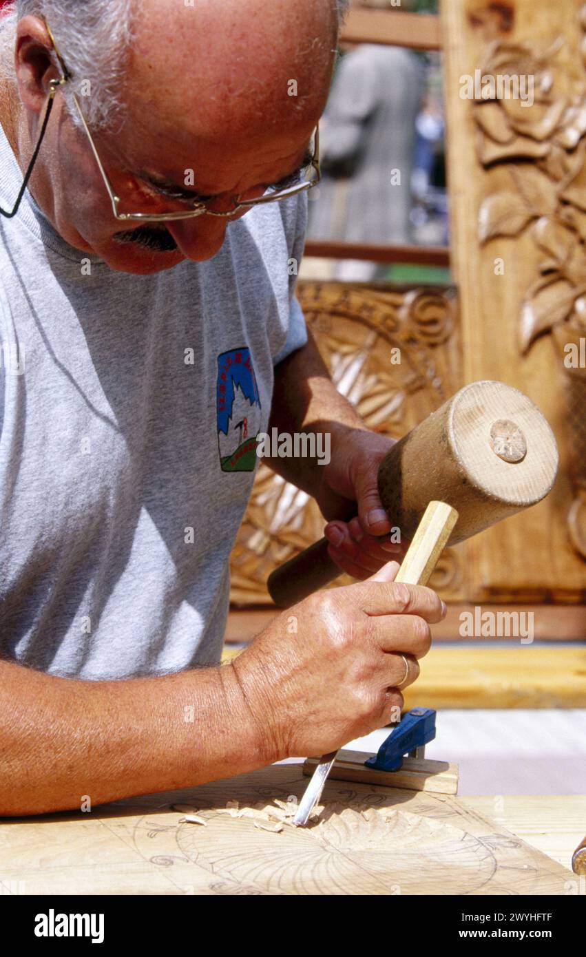 Basque country spain wood carving hi-res stock photography and images ...