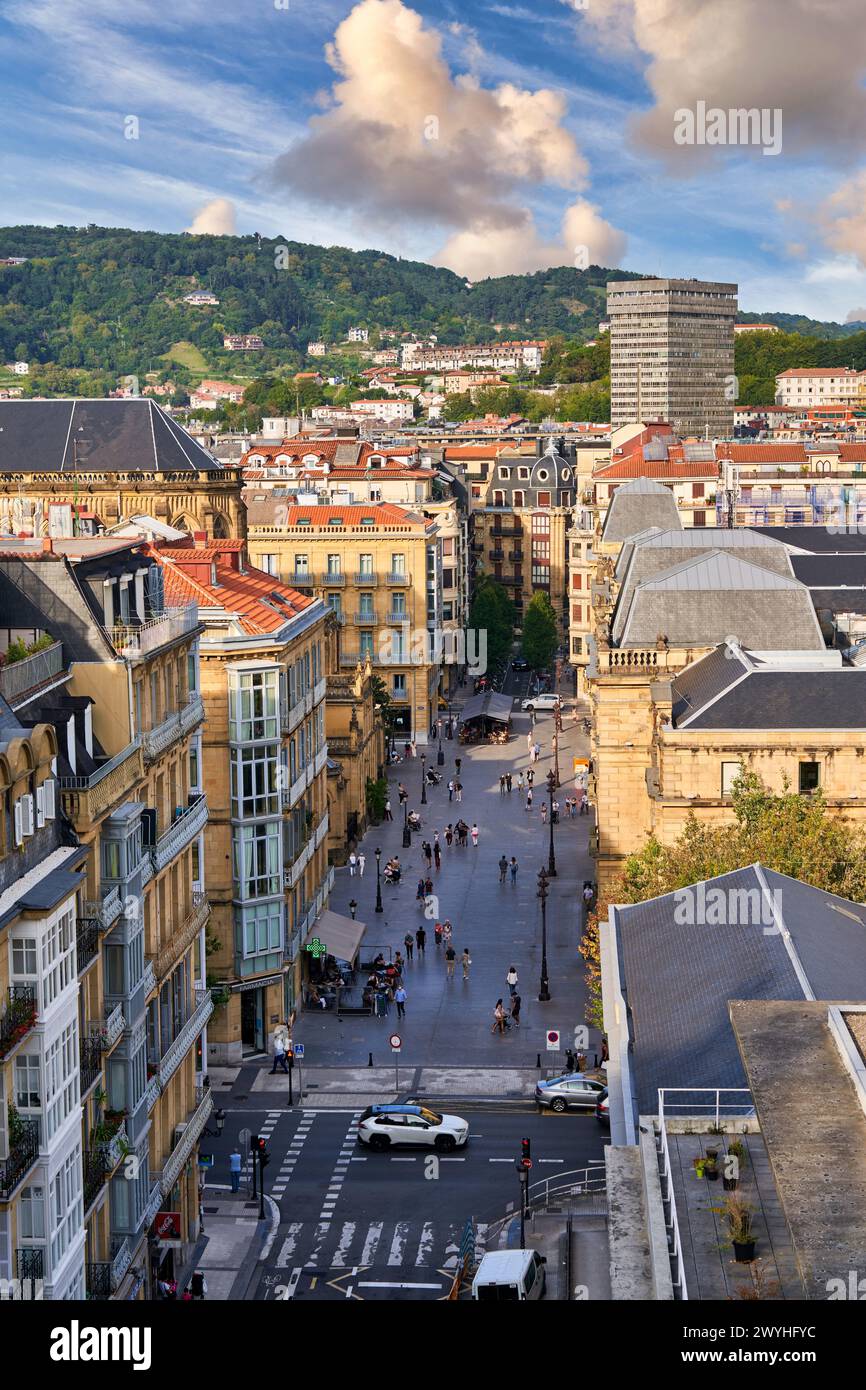 Calle Urdaneta, Vistas desde el mirador de San Bartolomé, Donostia, San ...