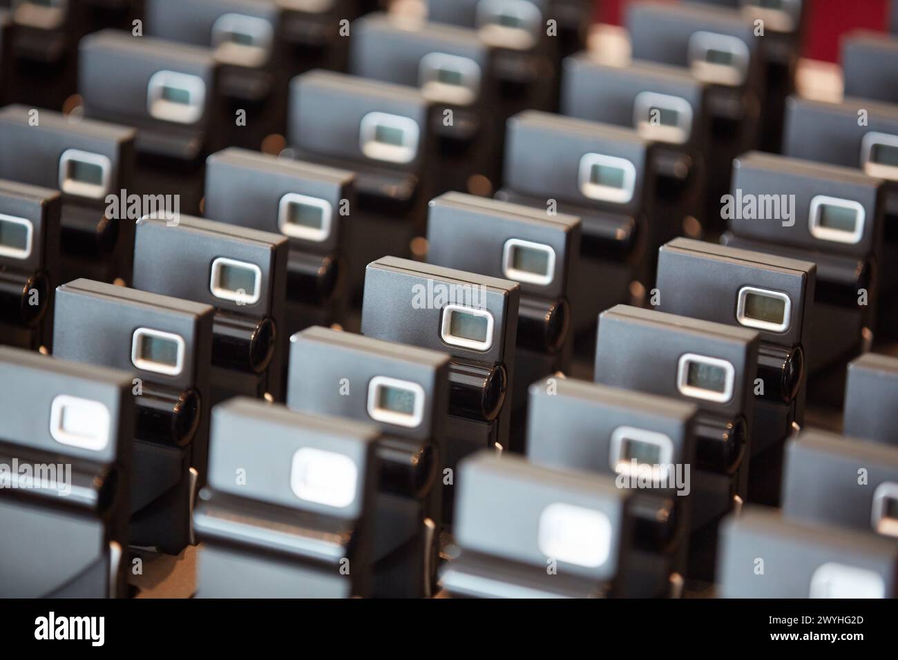 Simultaneous translation equipment. Congress. Palacio Euskalduna ...