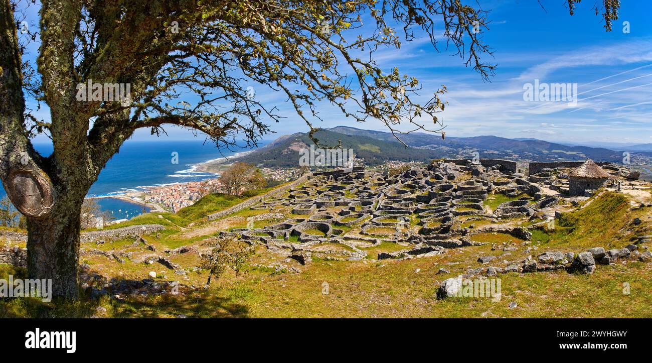 Celtic village, Santa Tecla mountain, Castro of Santa Trega, A Guarda ...