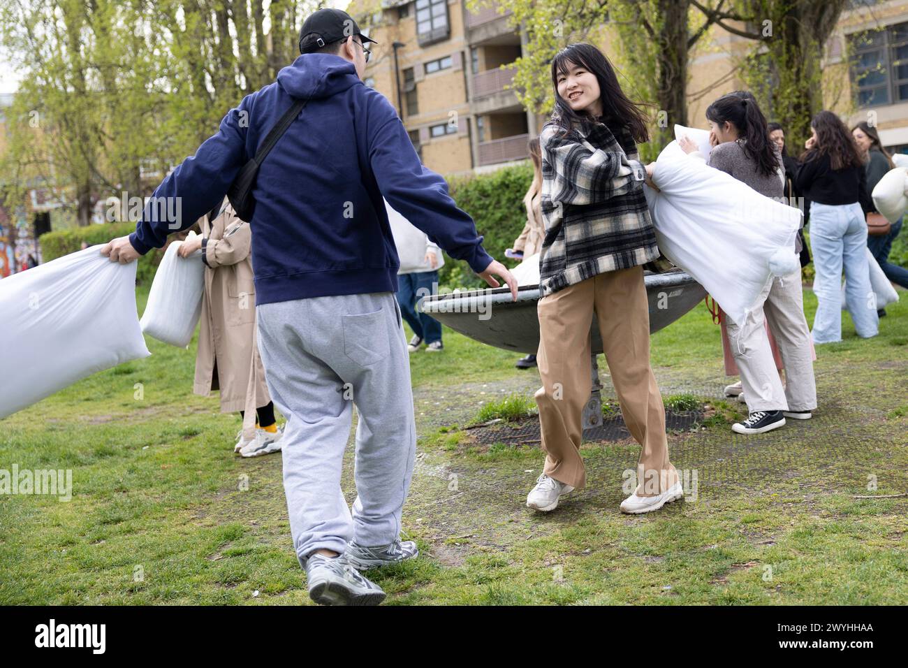 Non violent fight hi-res stock photography and images - Alamy