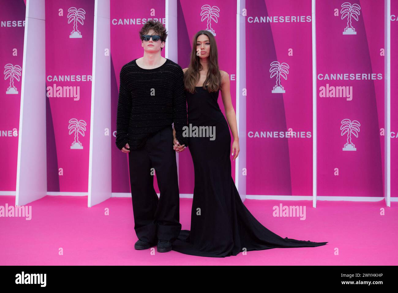 Cannes, France. 06th Apr, 2024. Bach Buquen and Stella Maya attending ...