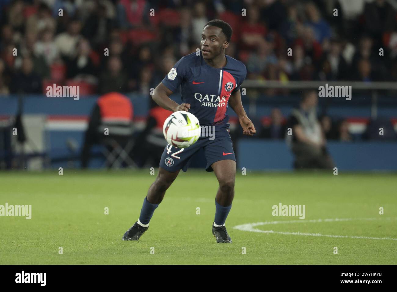 Yoram Zague of PSG during the French championship Ligue 1 football ...