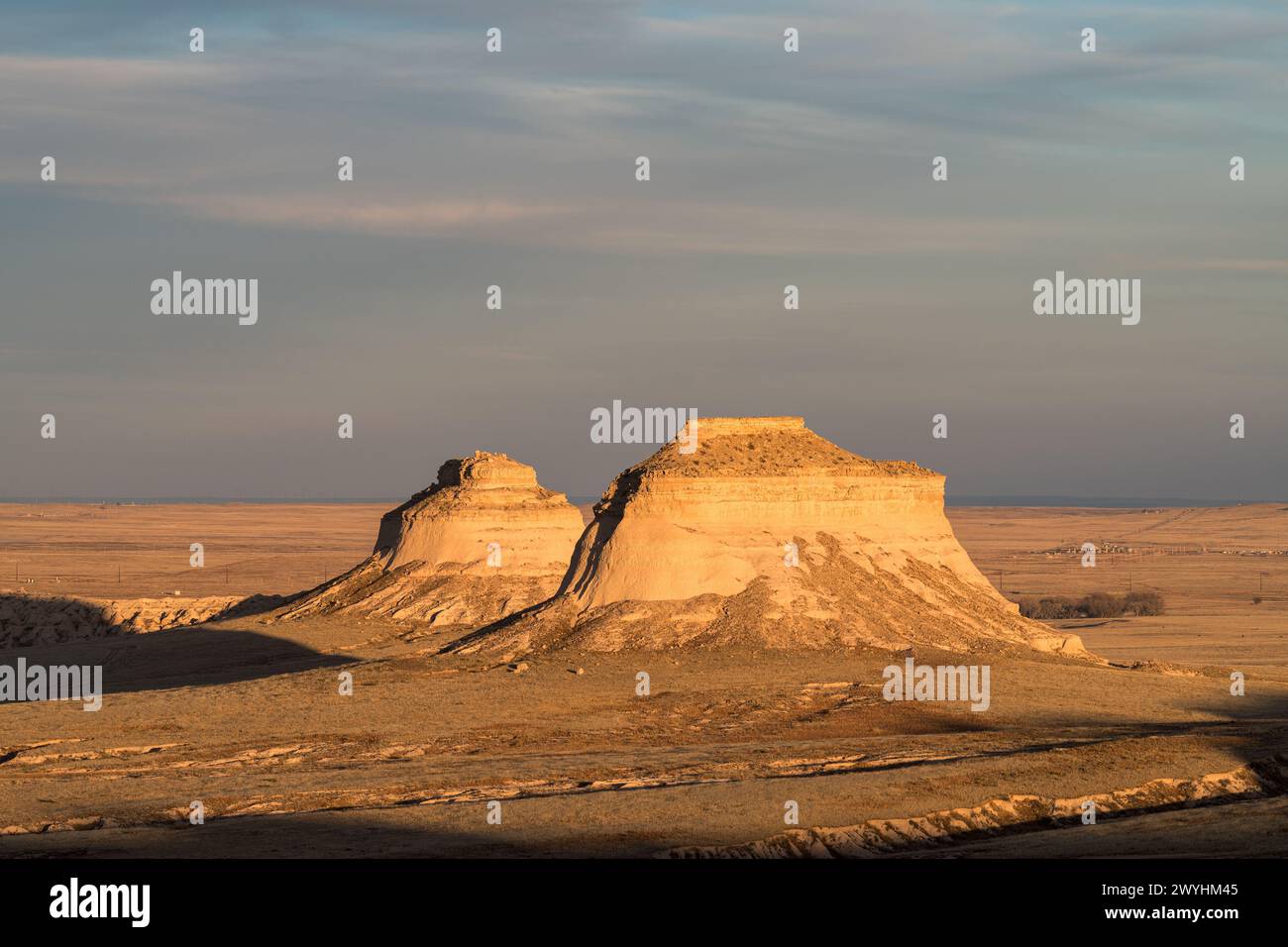 The Pawnee Buttes location is on the Northeastern corner of Weld County ...