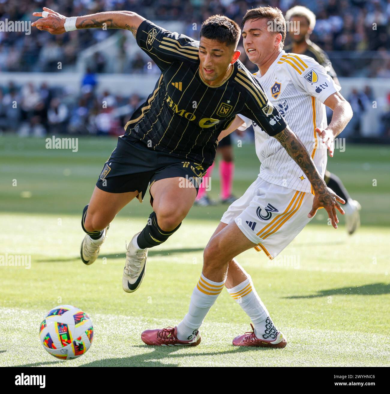 Los Angeles, California, USA. 6th Apr, 2024. Los Angeles FC's CRISTIAN ...