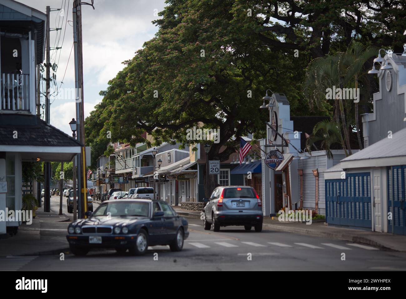 Scenes from the quaint village and streets of Lahaina on the polynesian ...