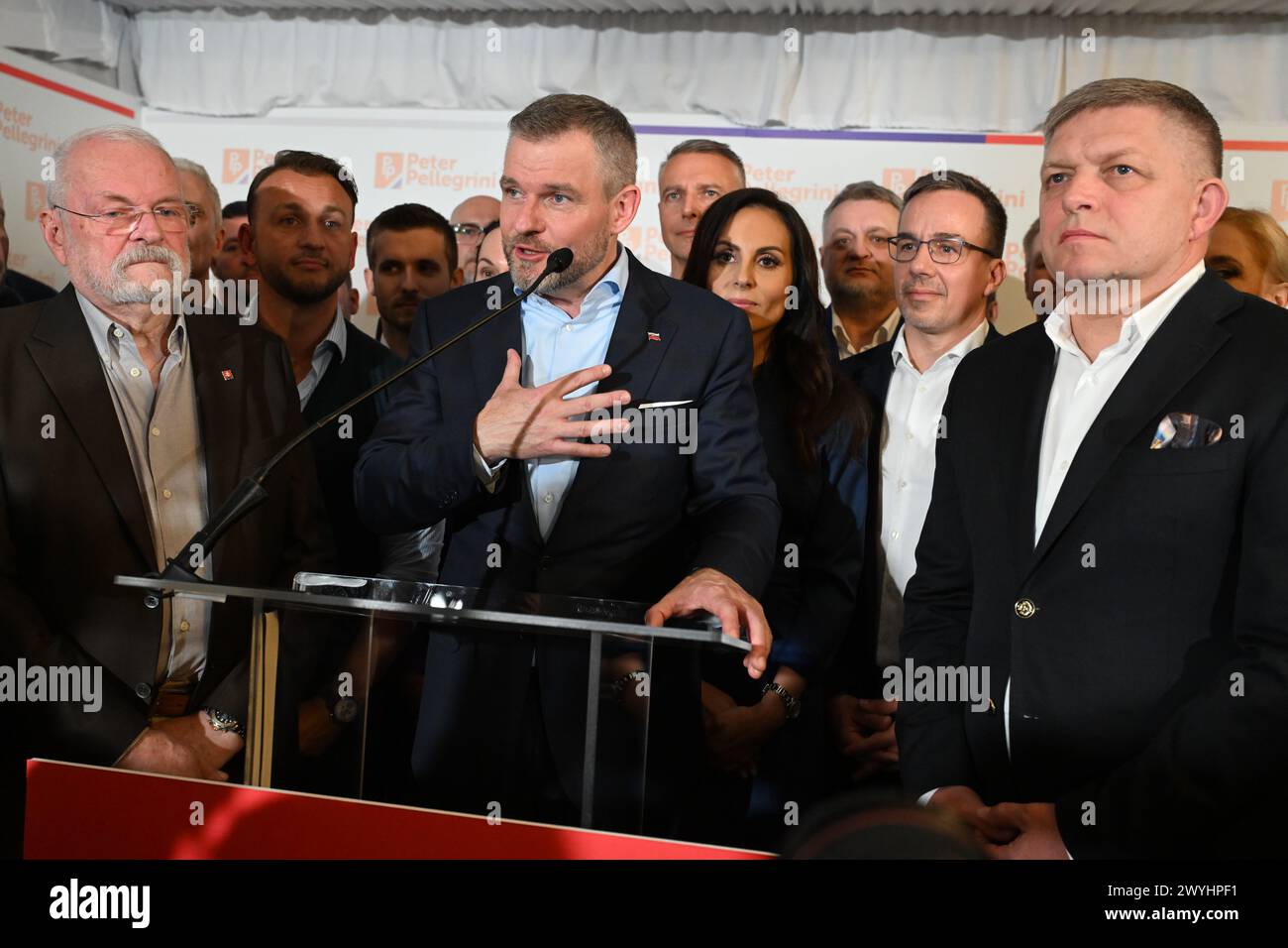 Bratislava, Slovakia. 06th Apr, 2024. ***CAPTION CORRECTION: ADDED NAME ...