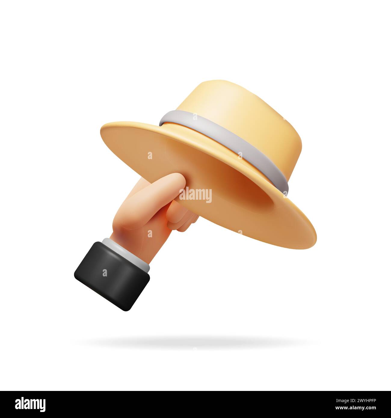 Women straw hat vector hi-res stock photography and images - Alamy