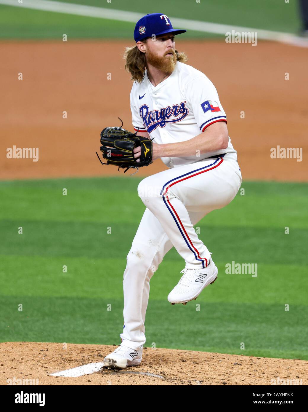 Arlington Texas Usa 6th Apr 2024 Texas Rangers Pitcher Jon Gray