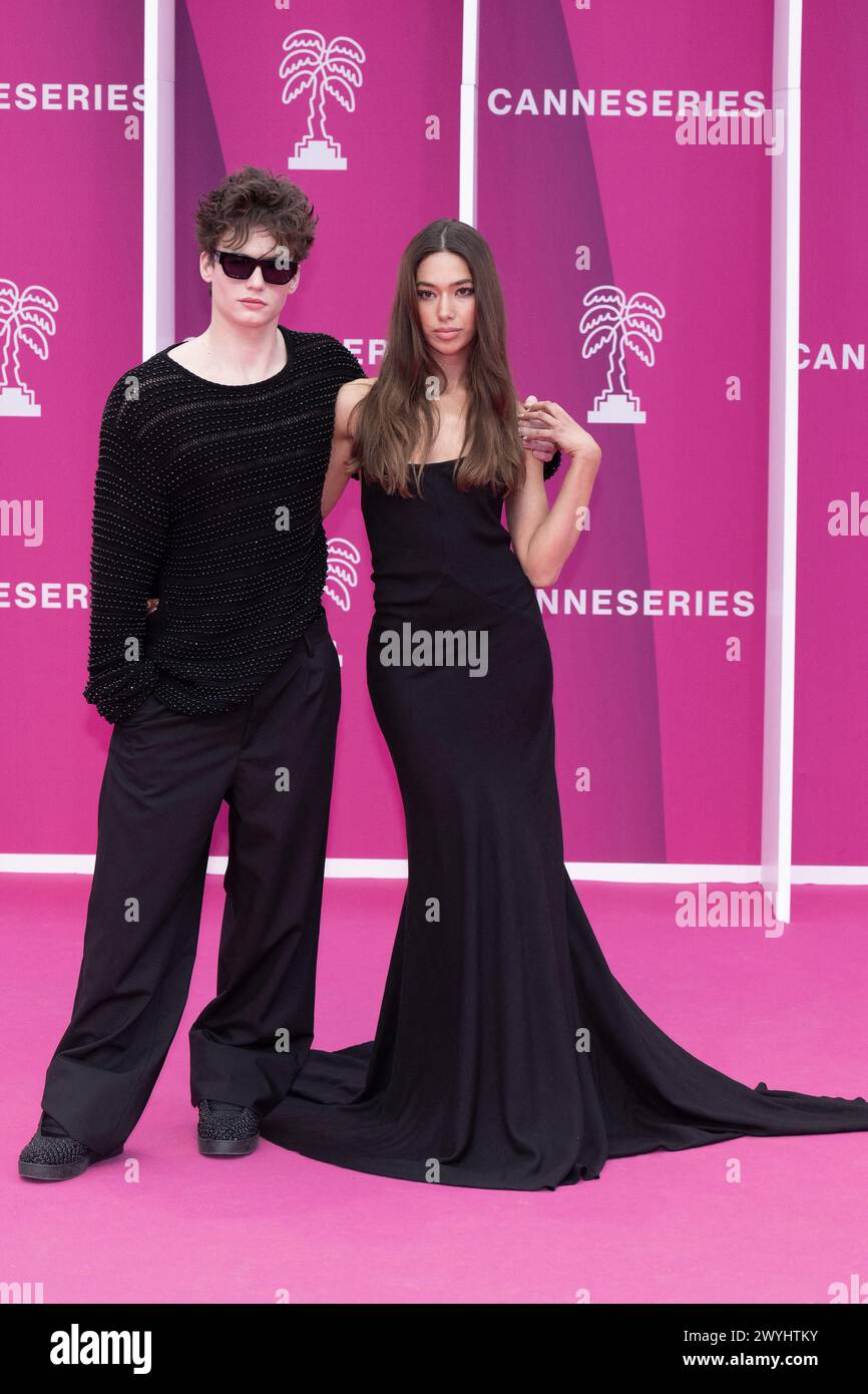 Cannes, France. 06th Apr, 2024. Bach Buquen and Stella Maya attend the ...