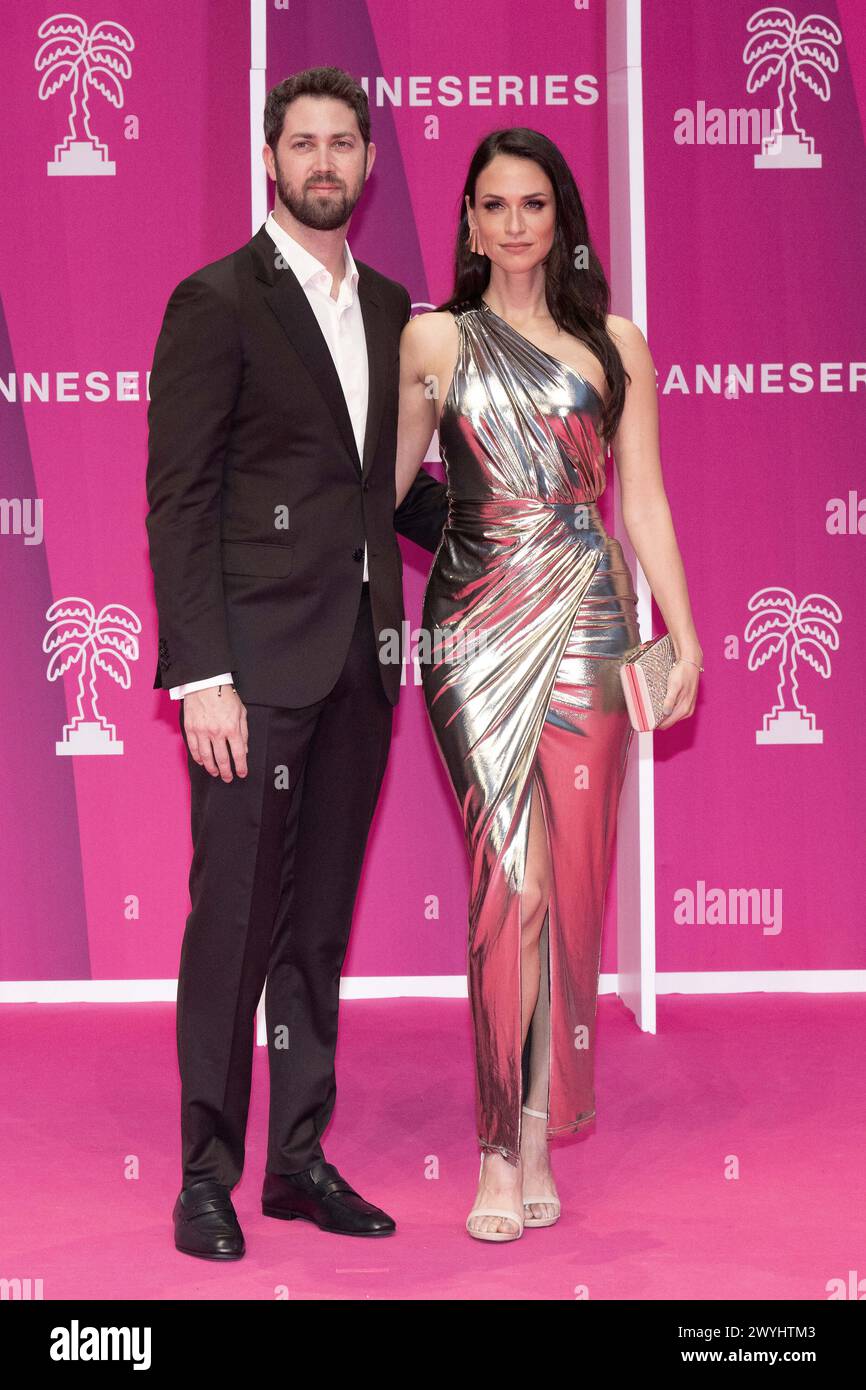 Cannes, France. 06th Apr, 2024. James Altham and Asha Leo attend the ...