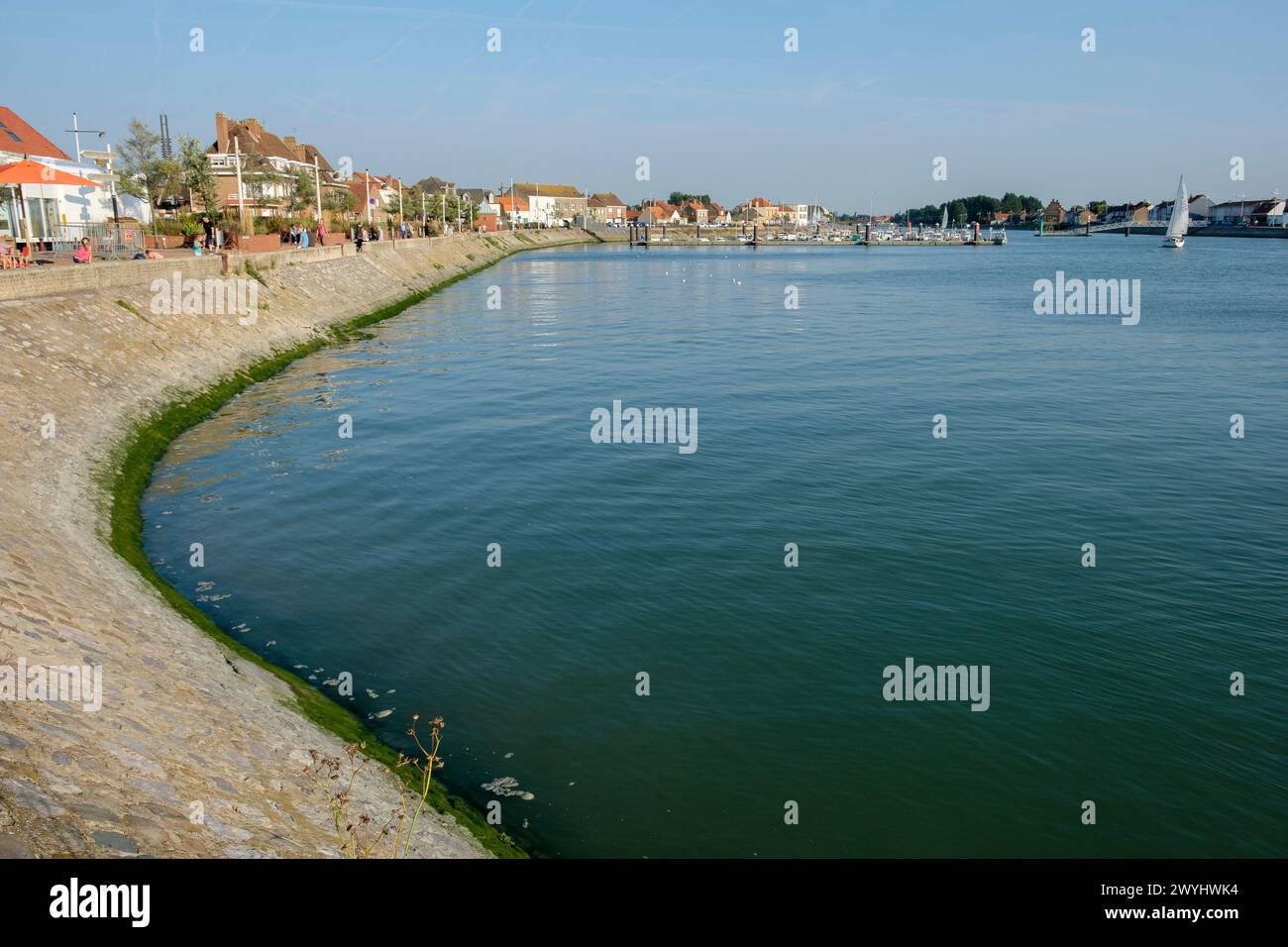 Beach, pharo and cabins in Petit-Fort Philippe nearby Gravelines La ...