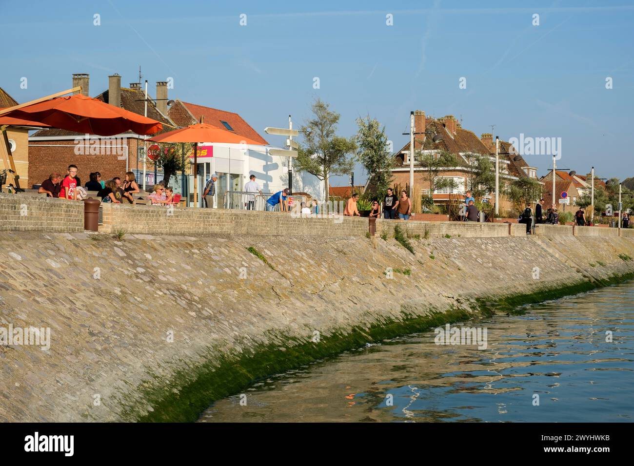 Beach, pharo and cabins in Petit-Fort Philippe nearby Gravelines La ...