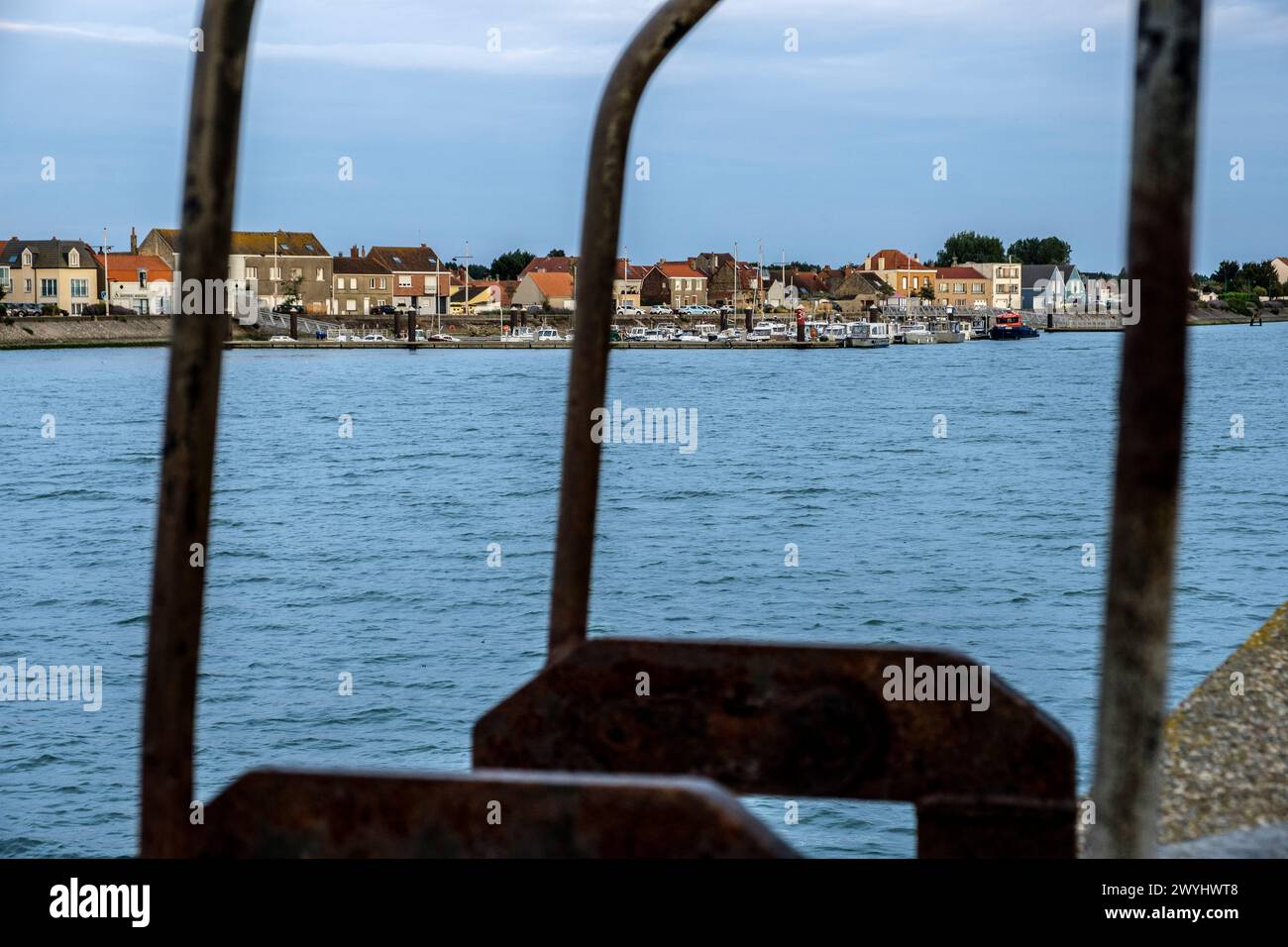 Beach, pharo and cabins in Petit-Fort Philippe nearby Gravelines La ...