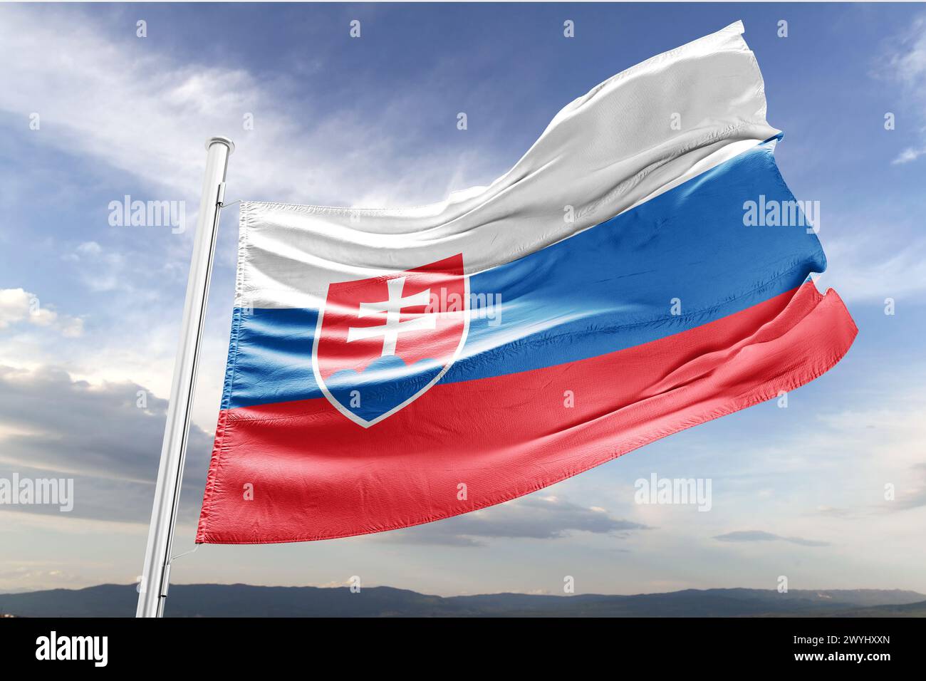 Flag of Slovakia The current form of the national flag of the Slovak ...