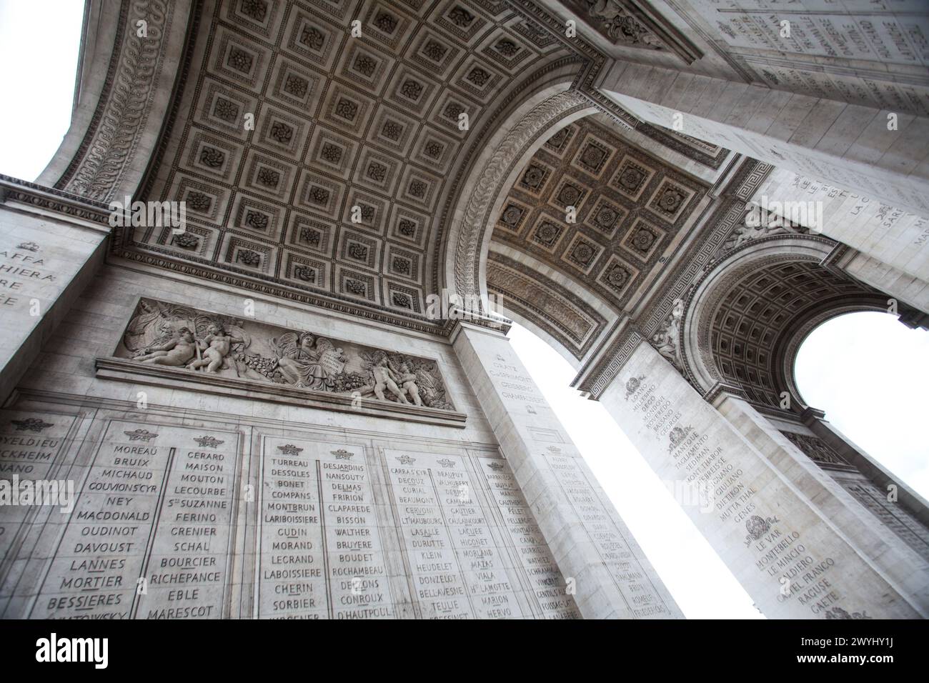The Triumphal Arch commemorates the French Revolution, the Napoleonic ...