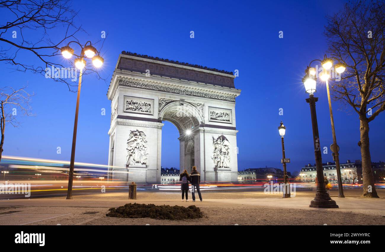 The Triumphal Arch commemorates the French Revolution, the Napoleonic ...