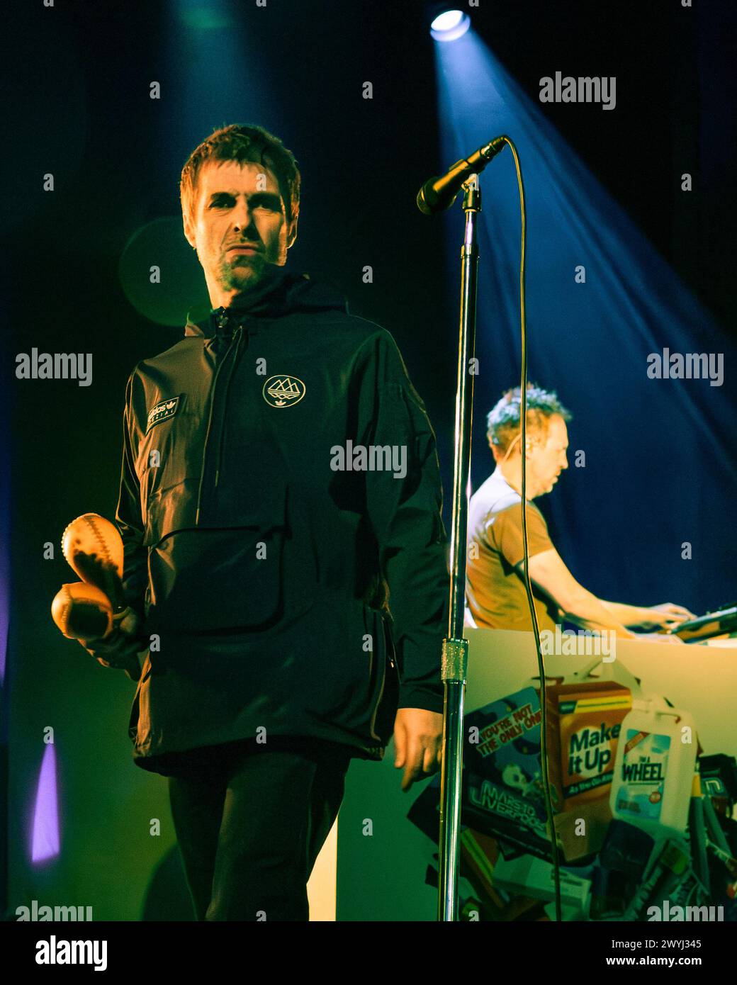 Milan, Italy. 06th Apr, 2024. English singer Liam Gallagher and ...