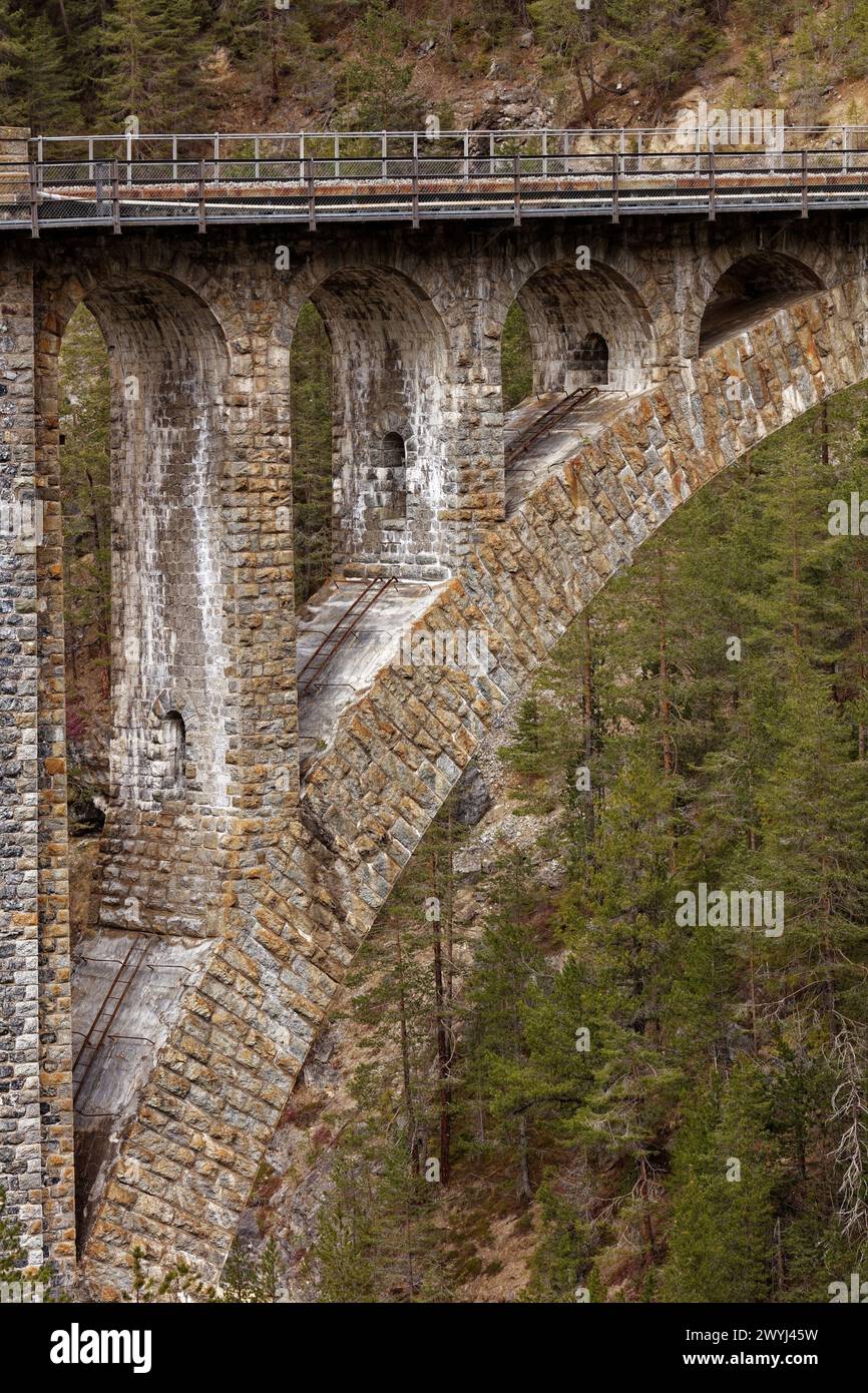 Detail views of Wiesen Viaduct from south view point Stock Photo - Alamy