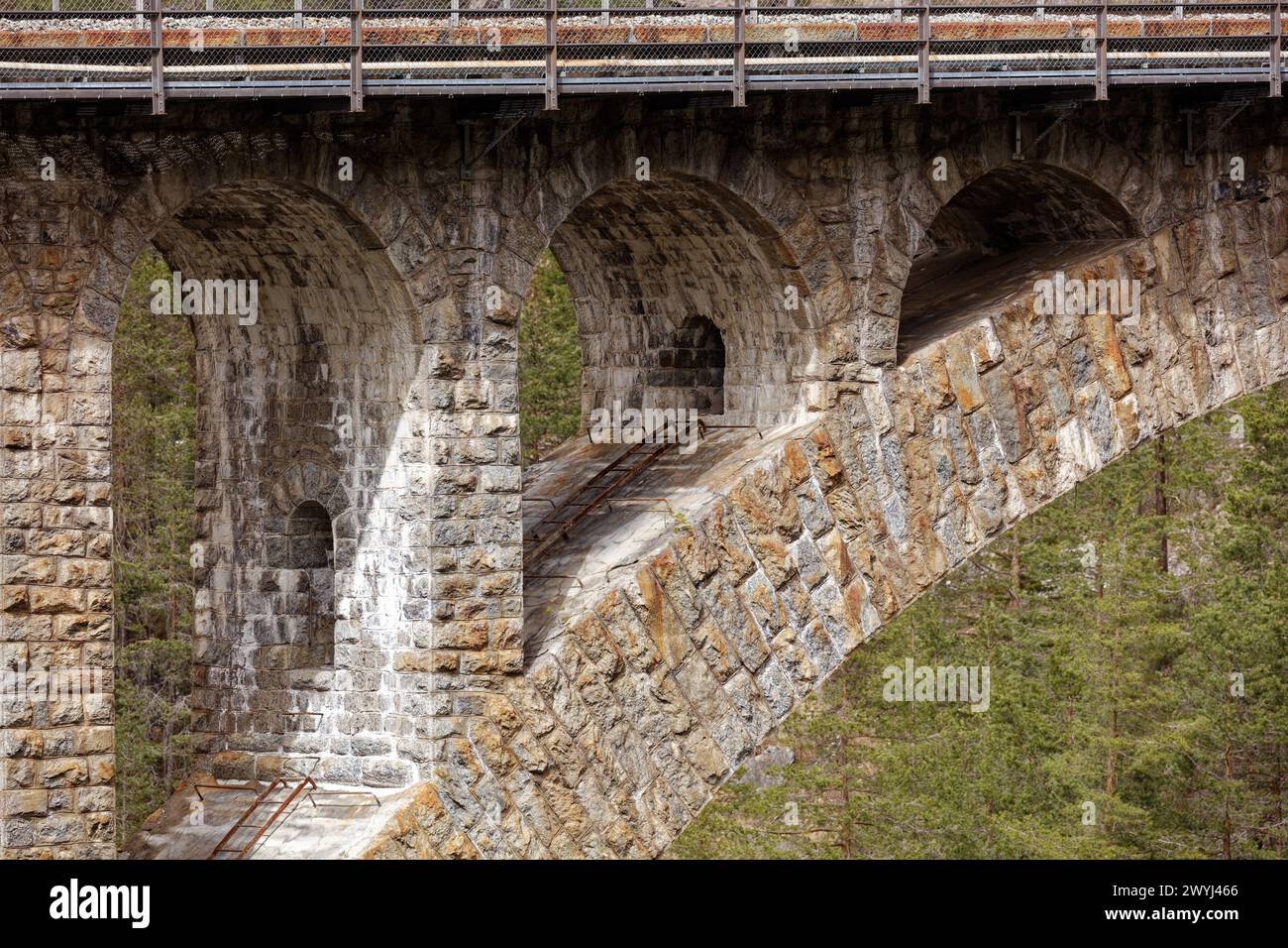 Detail views of Wiesen Viaduct from south view point Stock Photo - Alamy