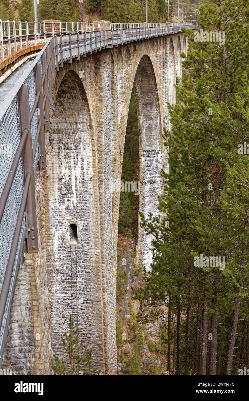 Detail views of Wiesen Viaduct from south view point Stock Photo - Alamy