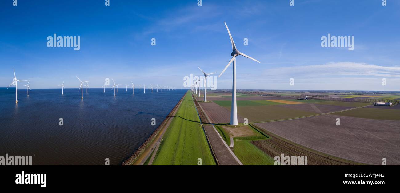 Stunning view vast wind farm hi-res stock photography and images - Alamy