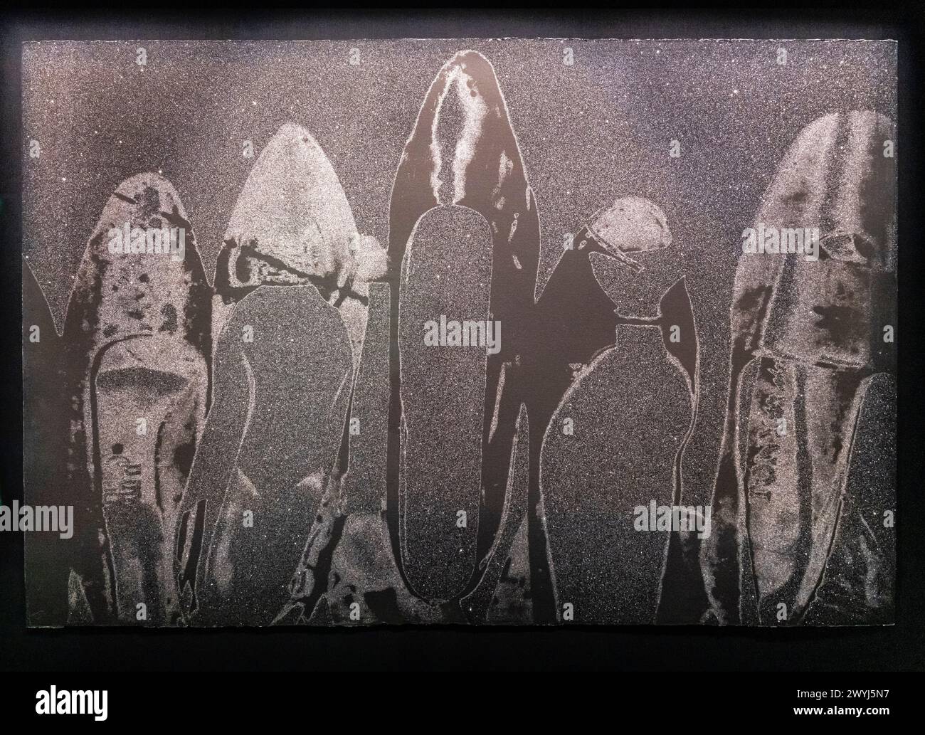 Andy Warhol, Shoes, 1980, screenprint with diamond dust, Moco Museum ...