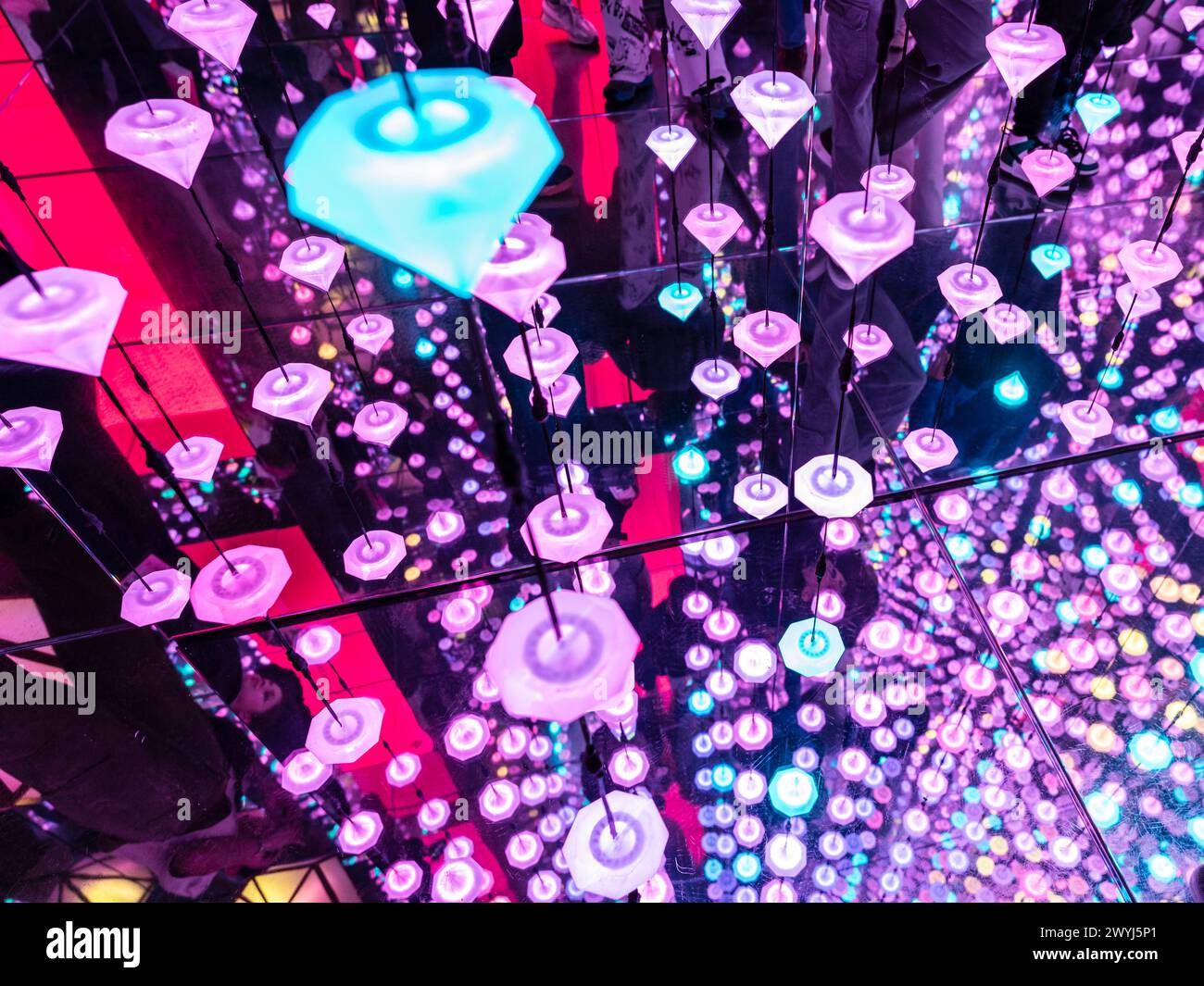 Moco Museum, studio Irma, Diamond Matrix, Amsterdam, Netherlands Stock ...