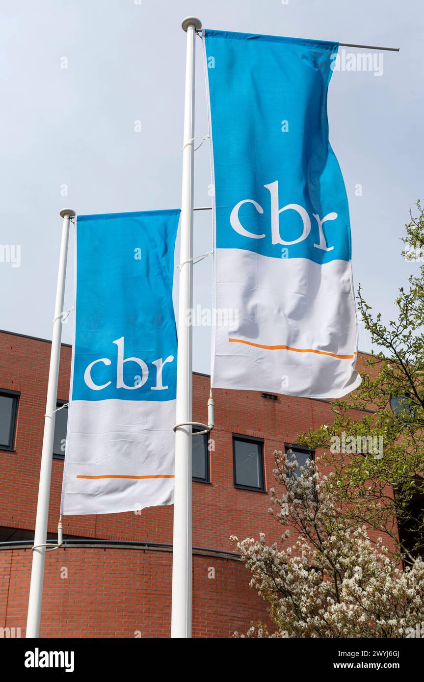Amsterdam The Netherlands 6th April 2024 Flags outside the CBR Centraal ... Amsterdam The Netherlands 6th April 2024 Flags outside the CBR Centraal ...