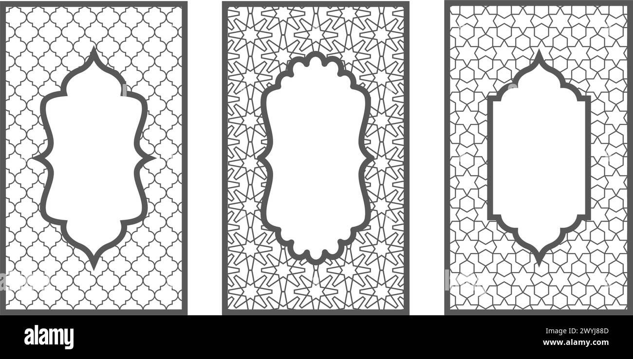 Islamic mosque border Black and White Stock Photos & Images - Alamy