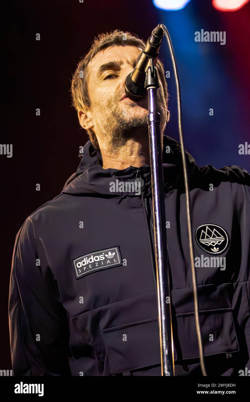 Milan, Italy. 06th Apr, 2024. The British musicians LIAM GALLAGHER and ...