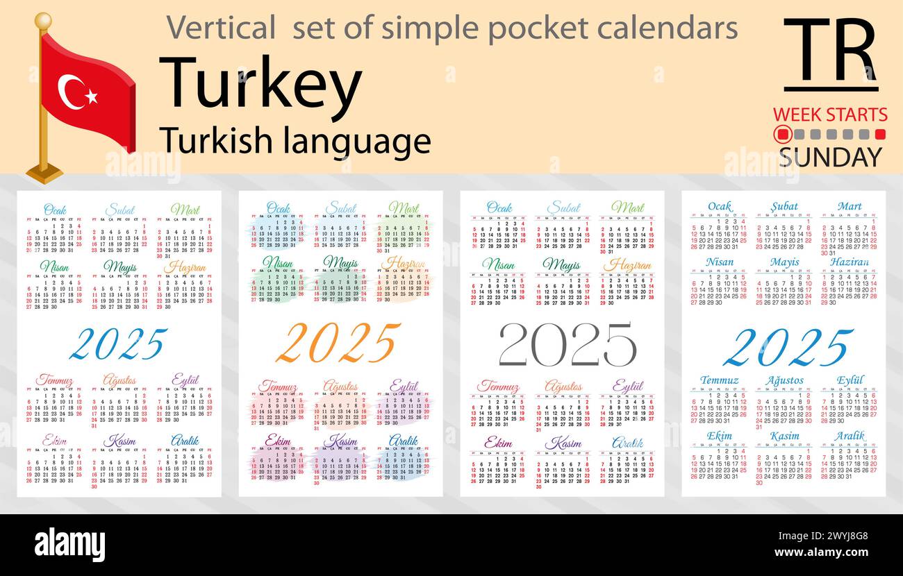 2025 calendar turkish hi-res stock photography and images - Alamy