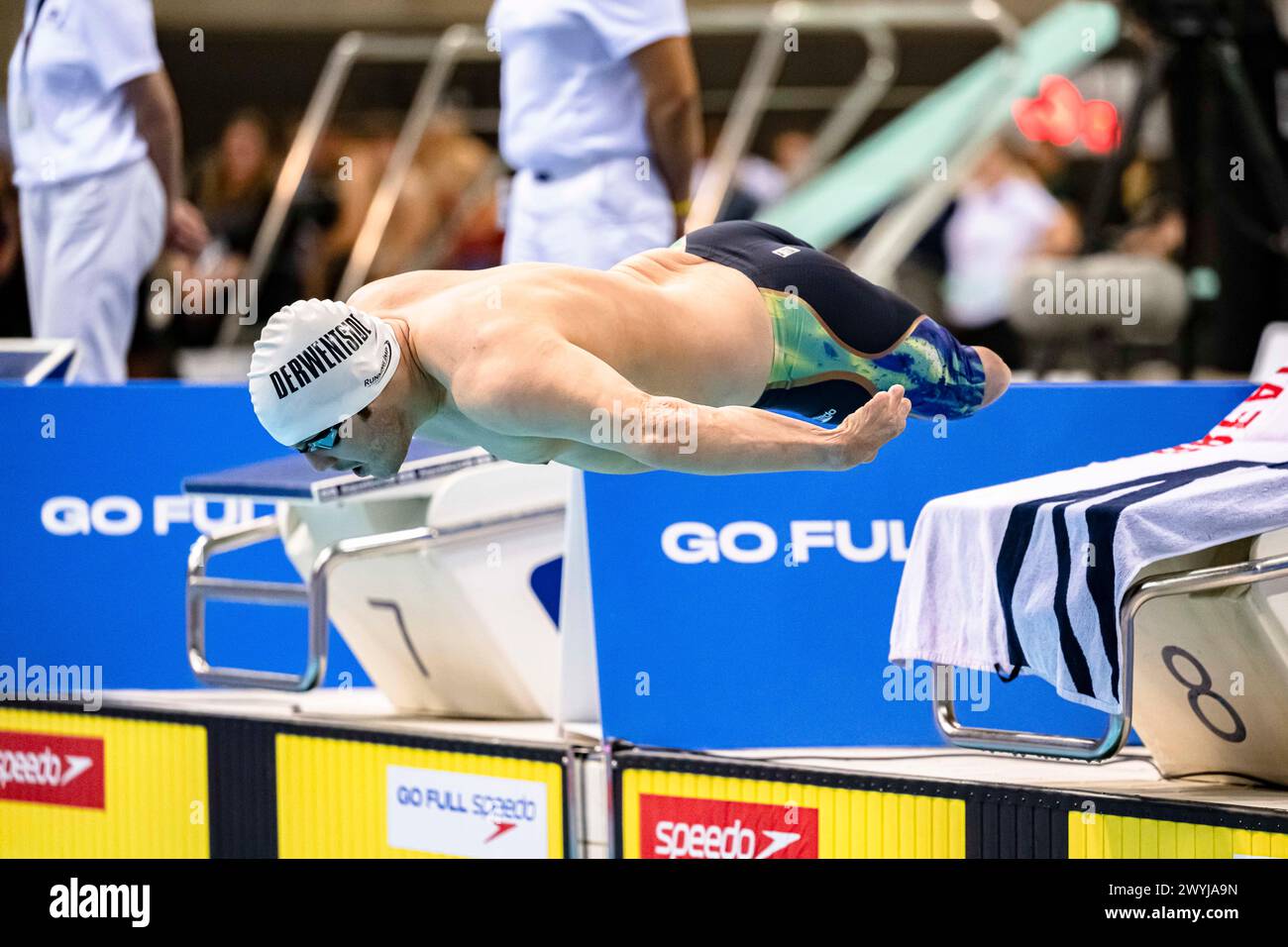 LONDON, UNITED KINGDOM. 06 April, 2024. Lyndon Longhorne competes in ...