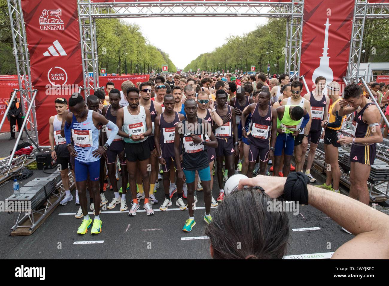April 7, 2024, Berlin, Germany: The Berlin Half Marathon (Berliner ...