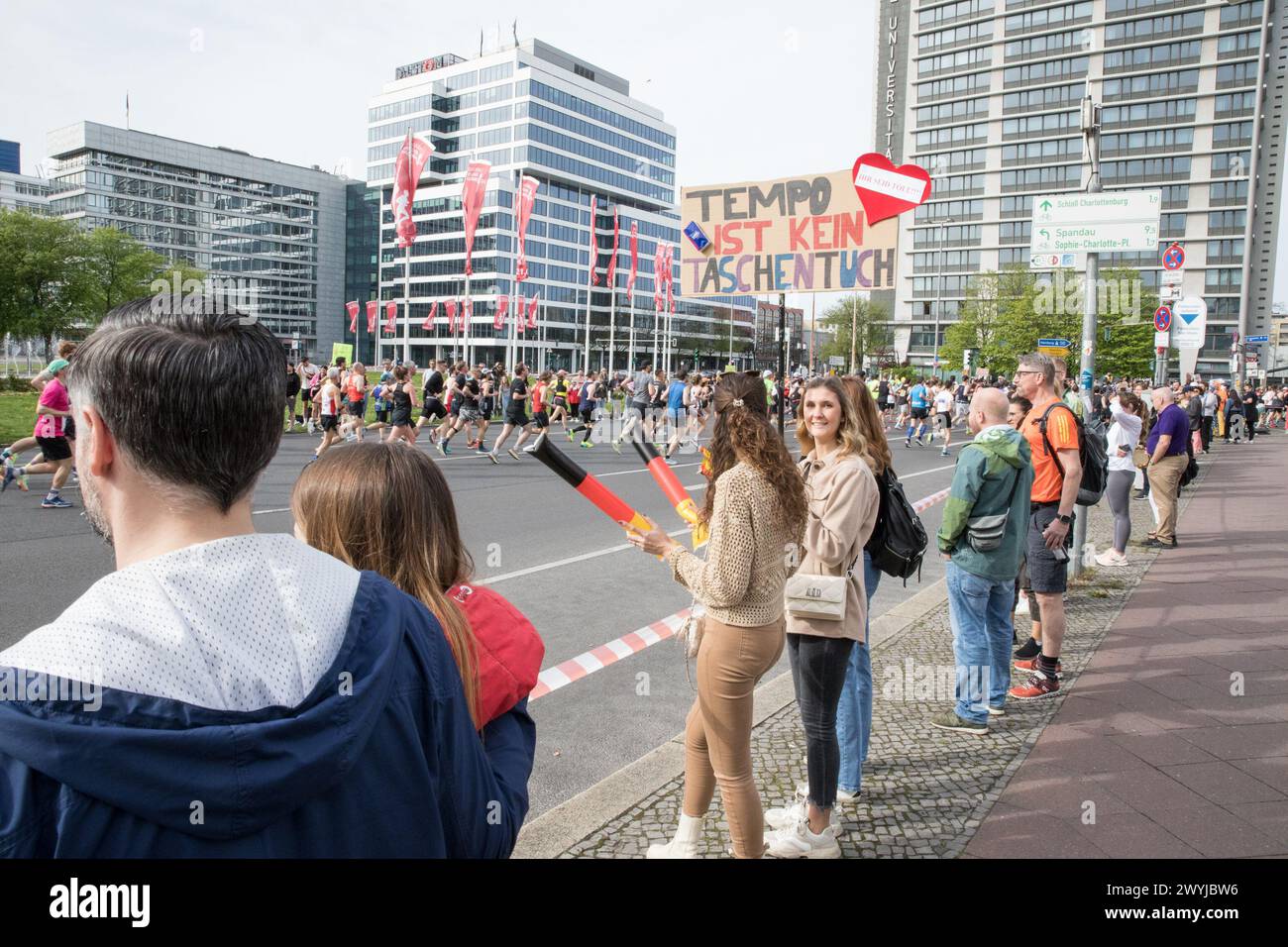 April 7, 2024, Berlin, Germany: The Berlin Half Marathon (Berliner ...