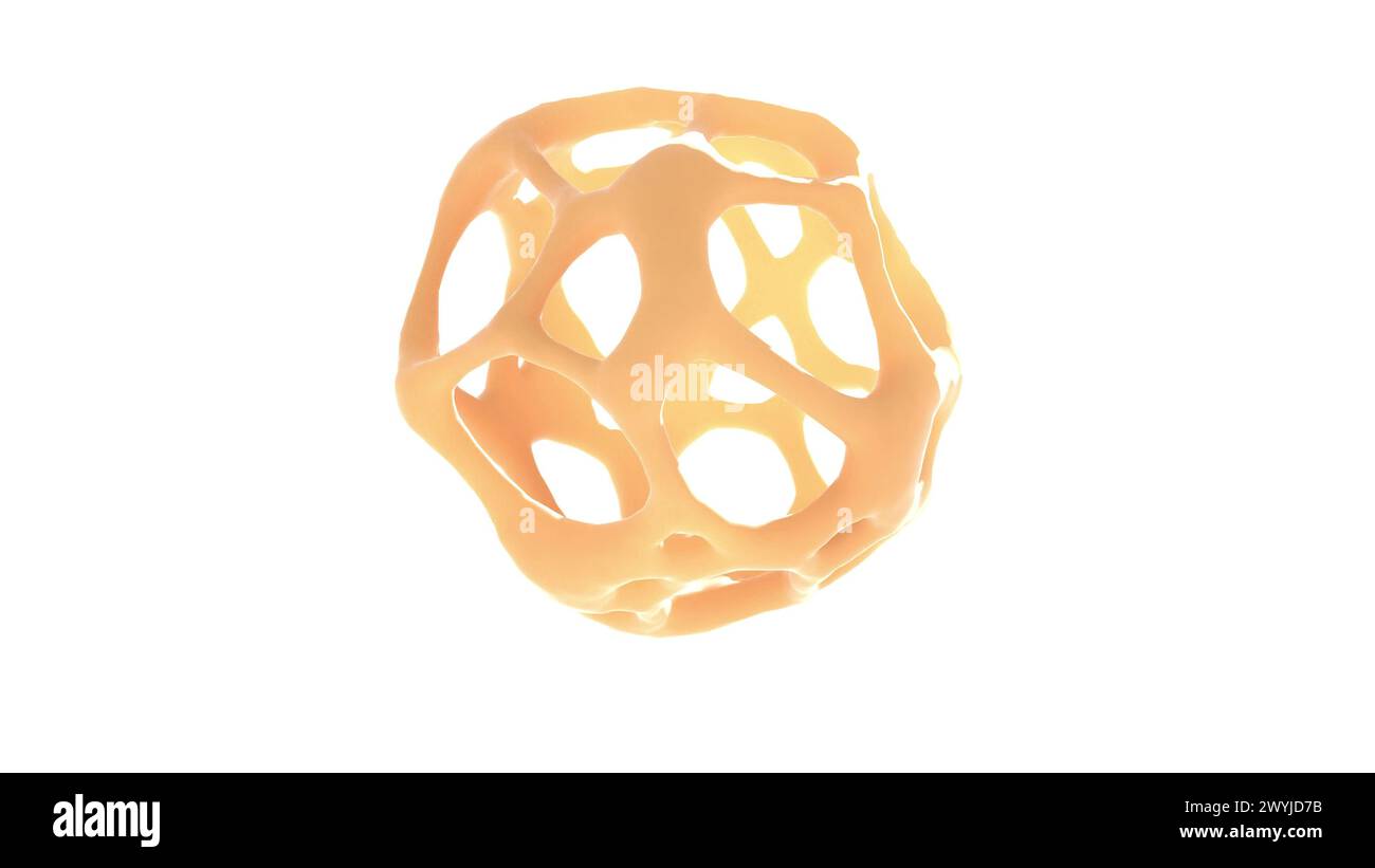 Abstract 3d render of geometric mesh structure 3d render Stock Photo ...