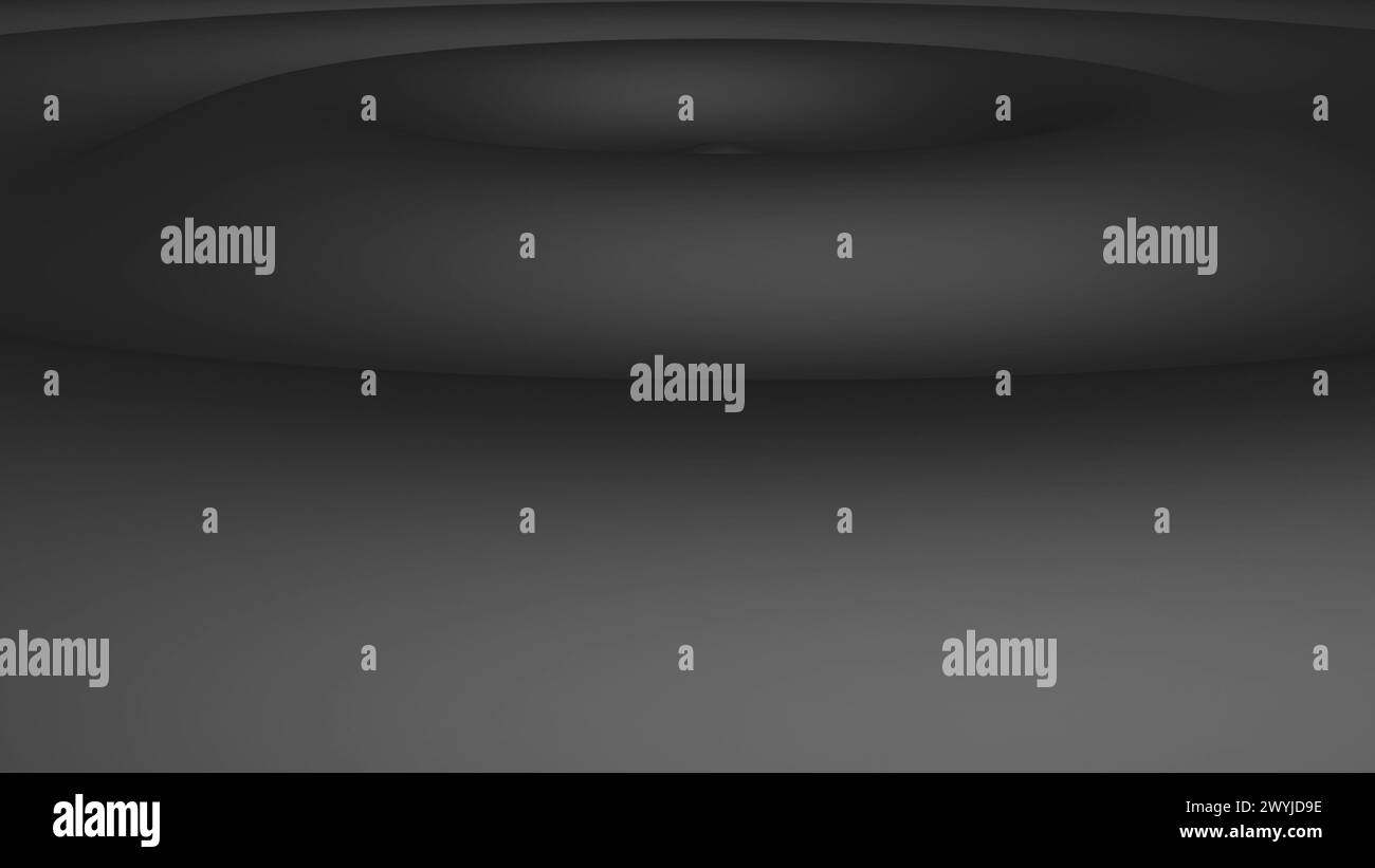 A black wave appears and disappears intro 3d render Stock Photo - Alamy