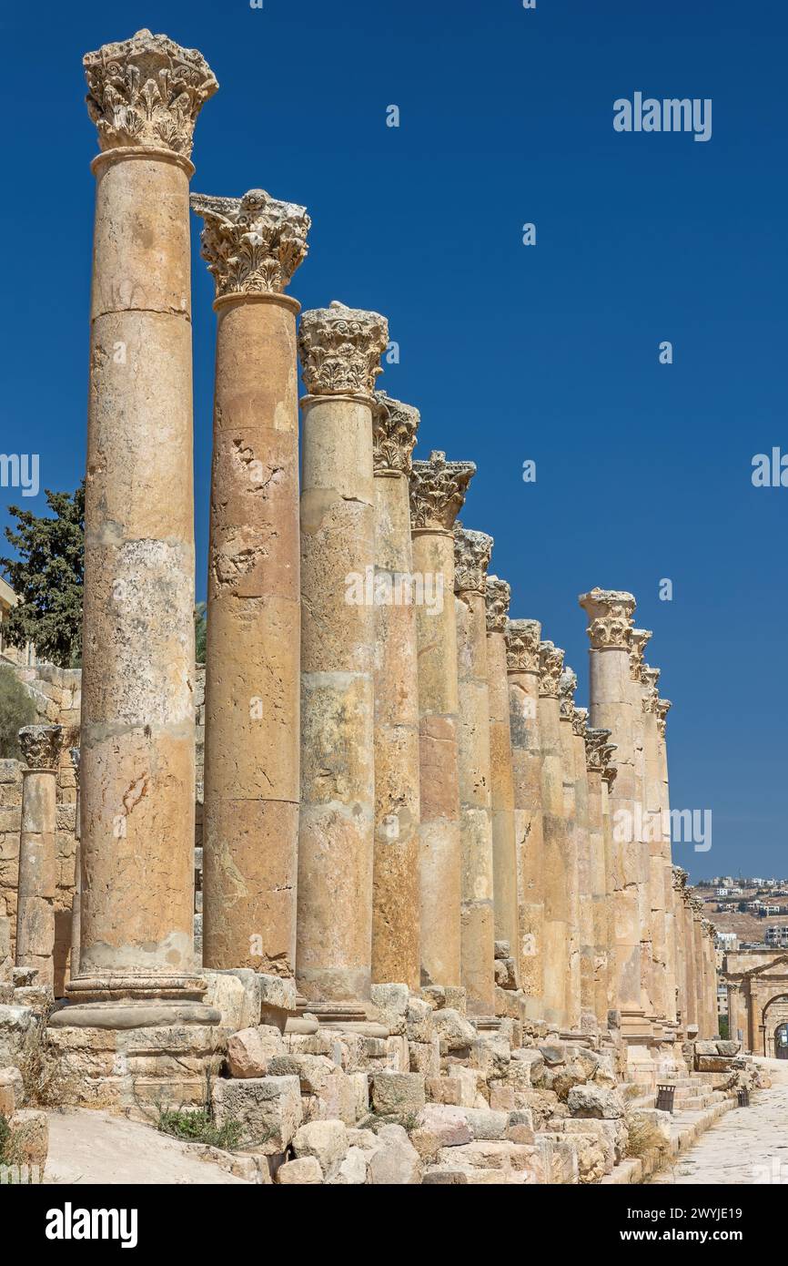 The archaeological site of jerash hi-res stock photography and images ...