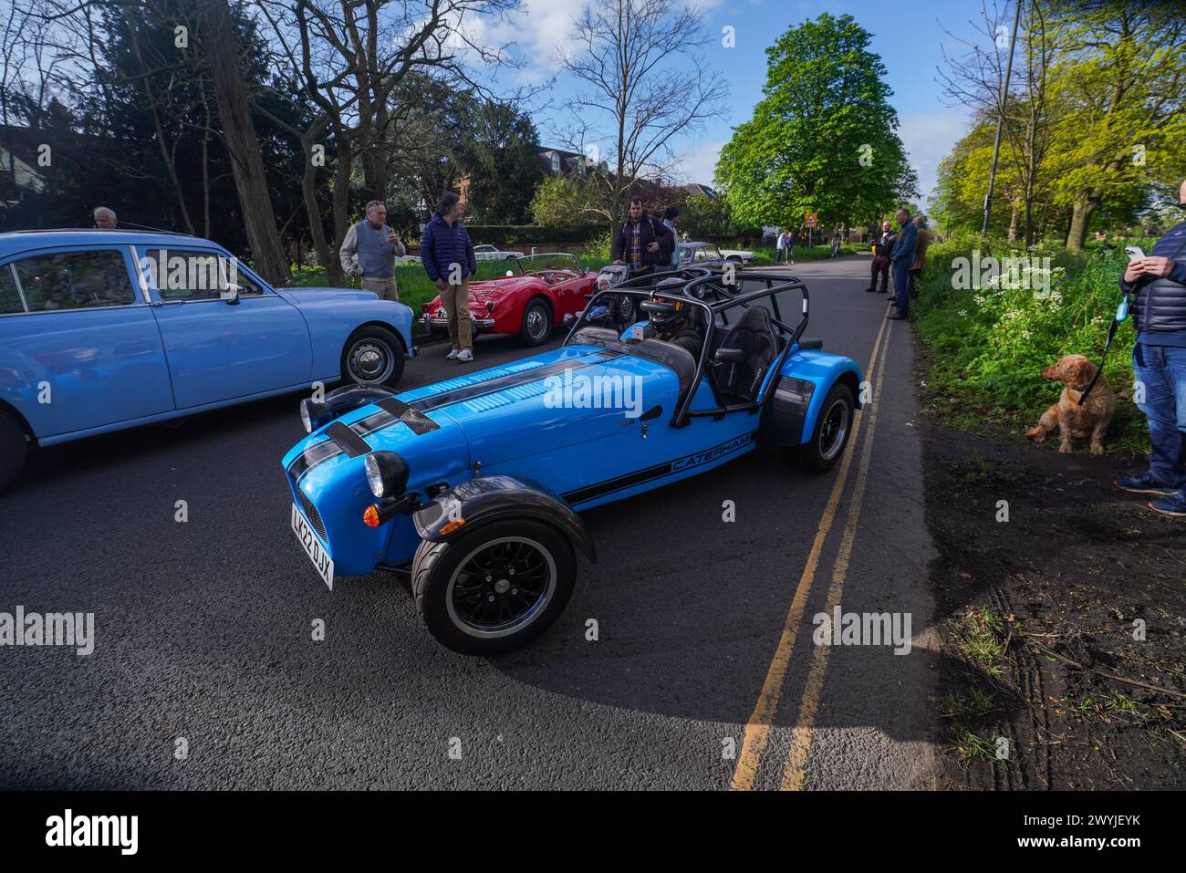 London 7 April 2024 . A CATERHAM displayed on Wimbledon Common. Car ...